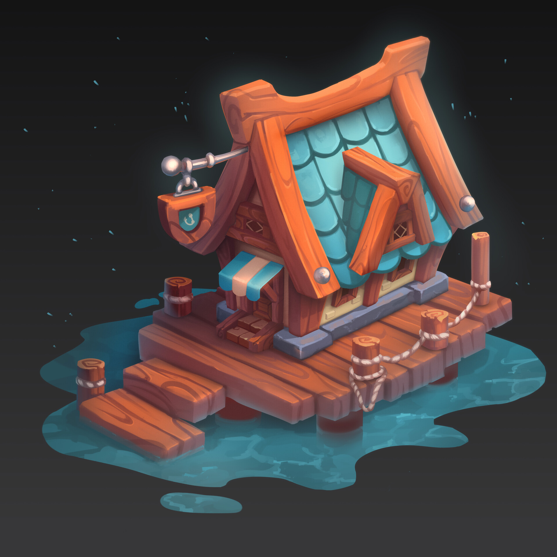 ArtStation - isometric house