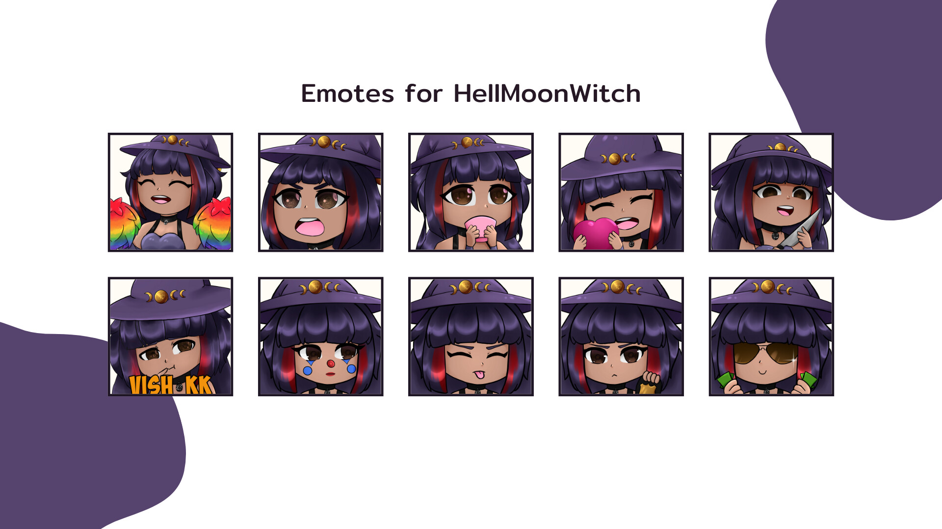 Seres Void - Emotes for HellMoonWitch