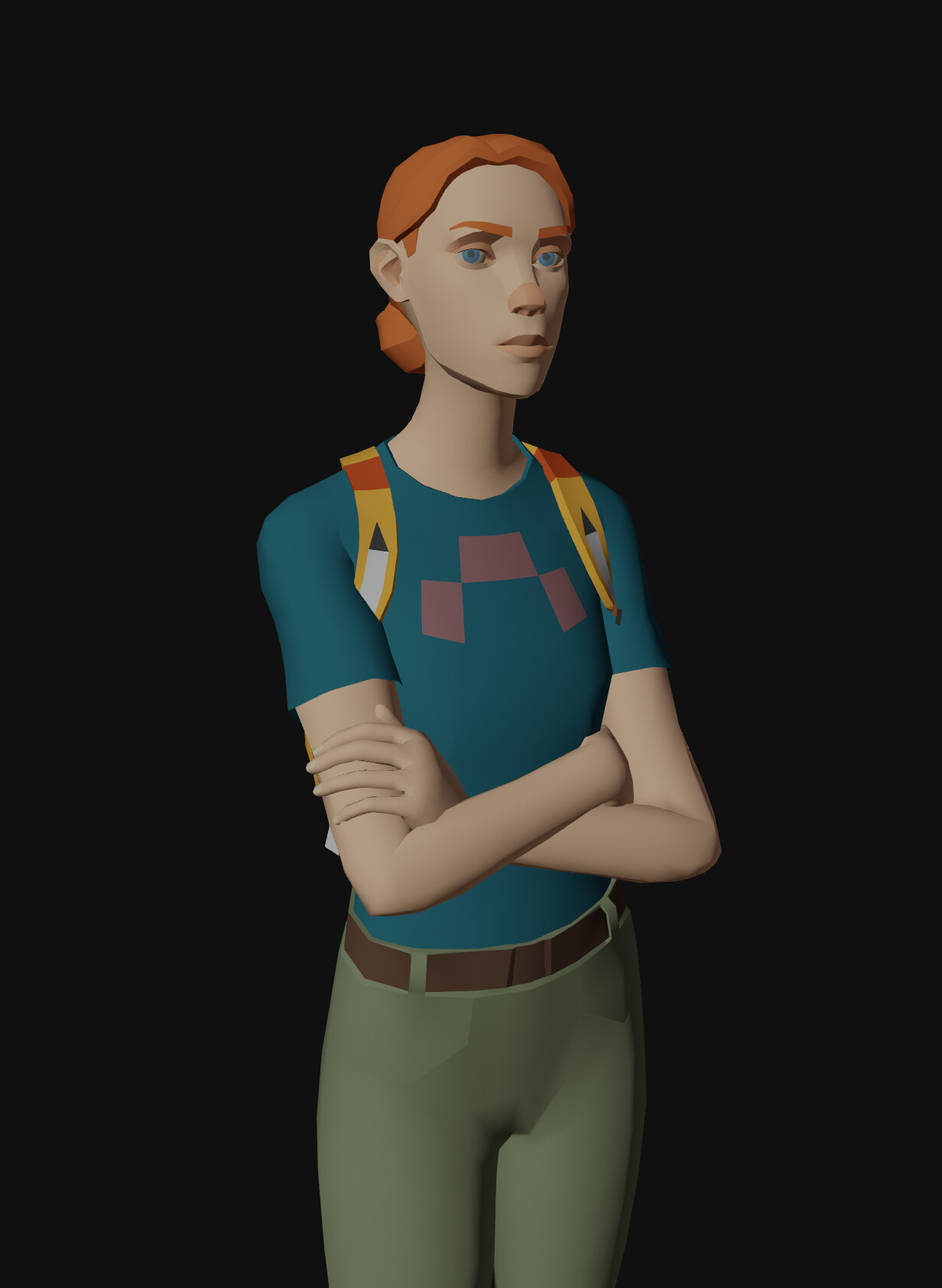 ArtStation - Stylized Low Poly Character