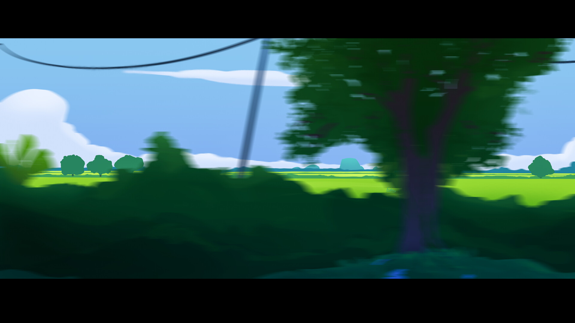 ArtStation - Environment Painting 08: Country Road