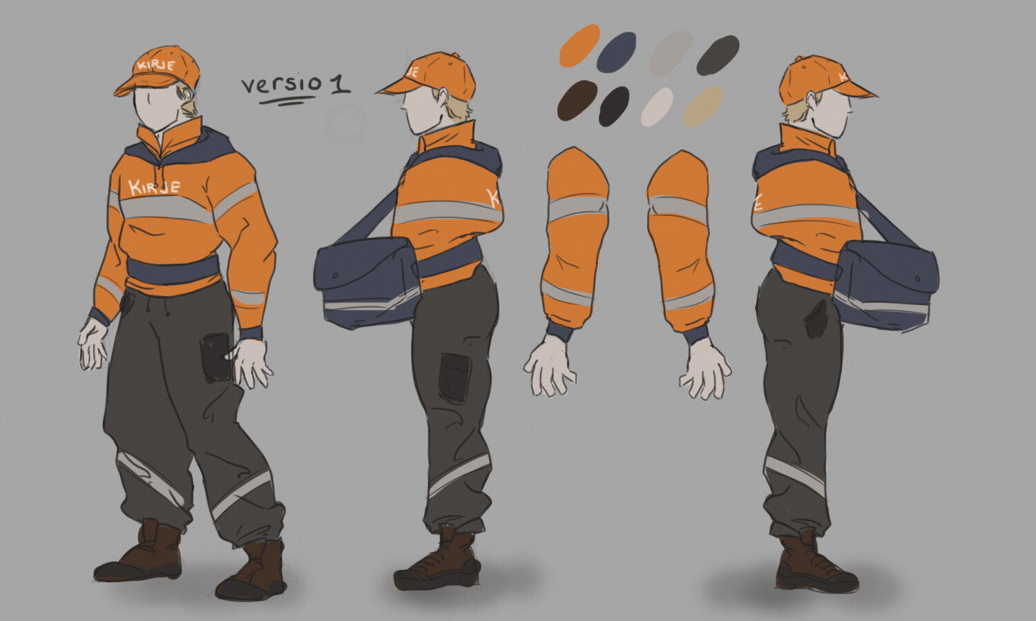 ArtStation - Rotta - Enemy Character Design (Postman)