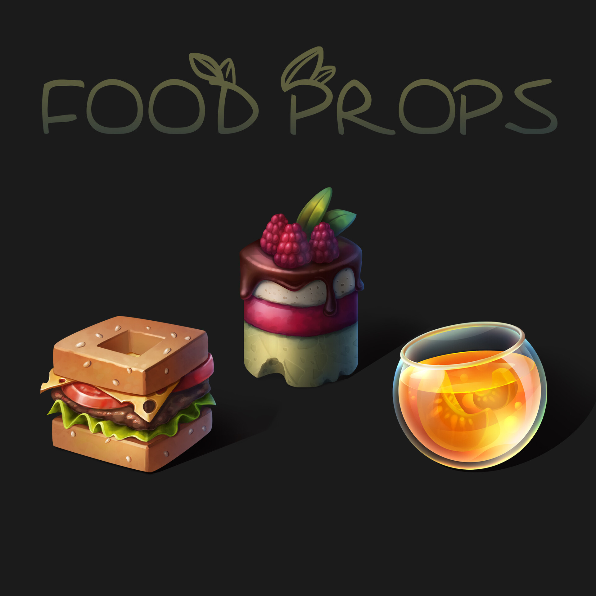ArtStation - Food Props