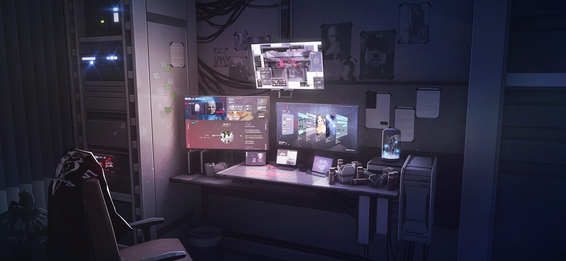 ArtStation - Hacker room