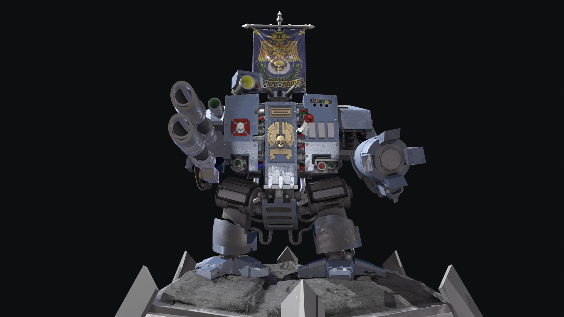 ArtStation - dreadnought ultramarines