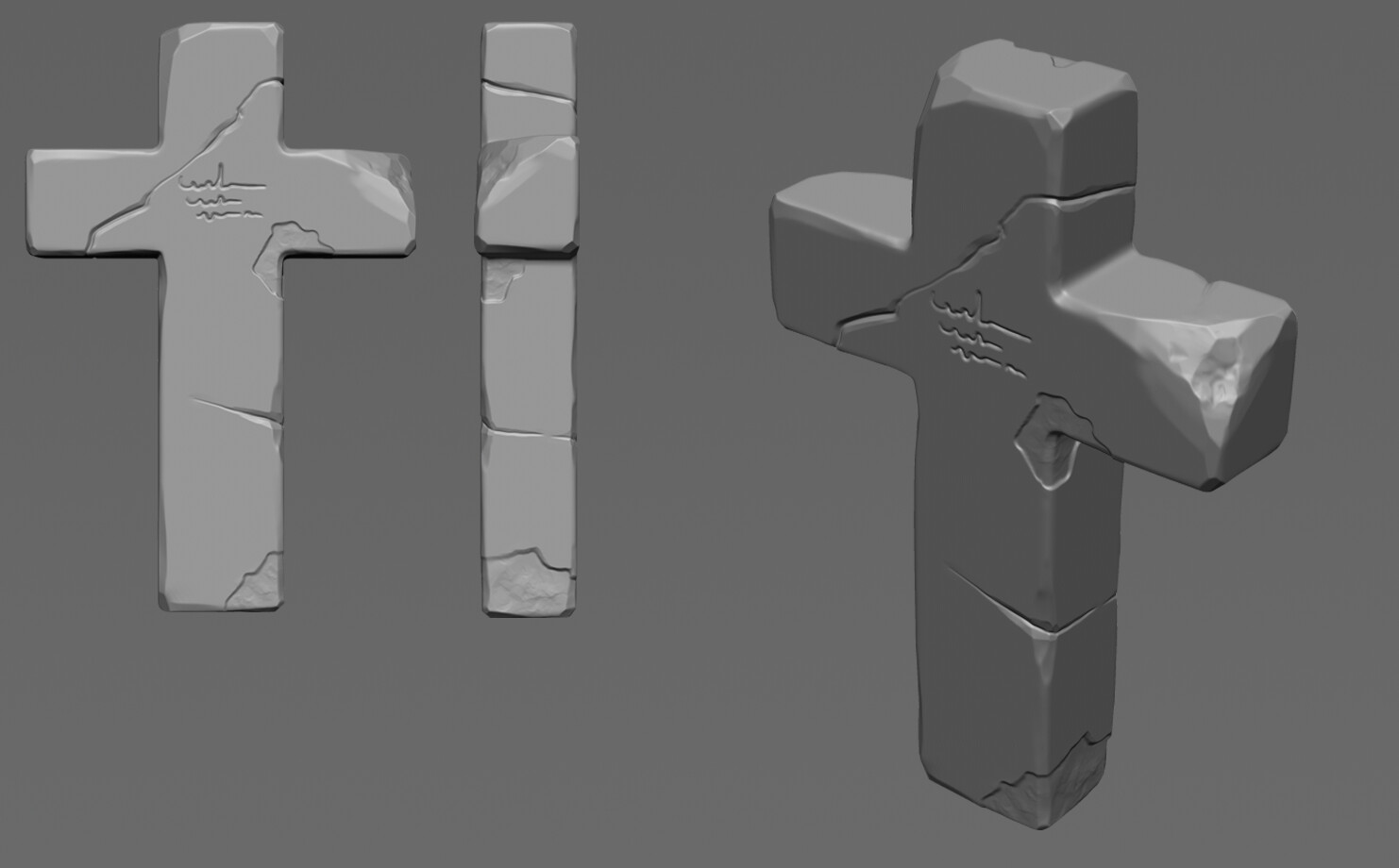 Evann Levy - Stylized Gravestone