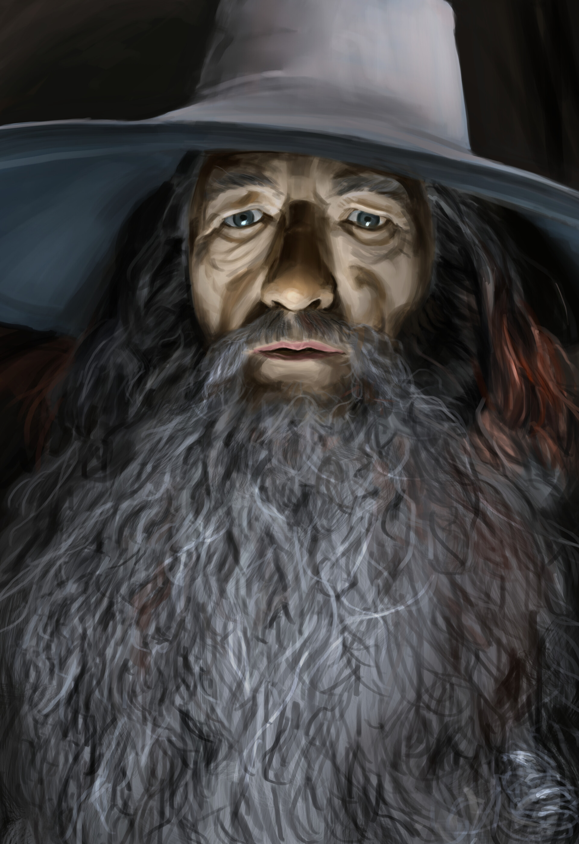 ArtStation - Gandalf paint
