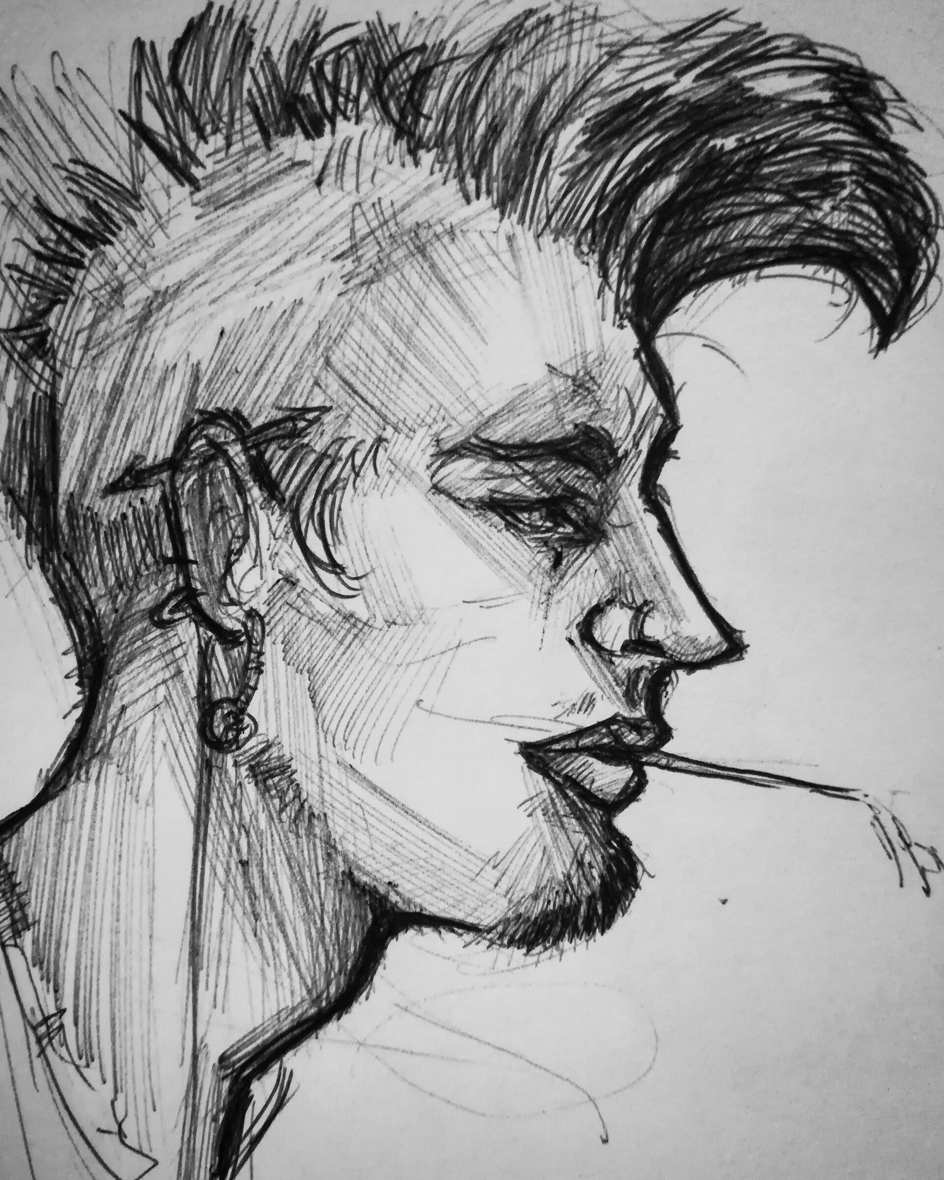 ArtStation - The Punk - Sketch