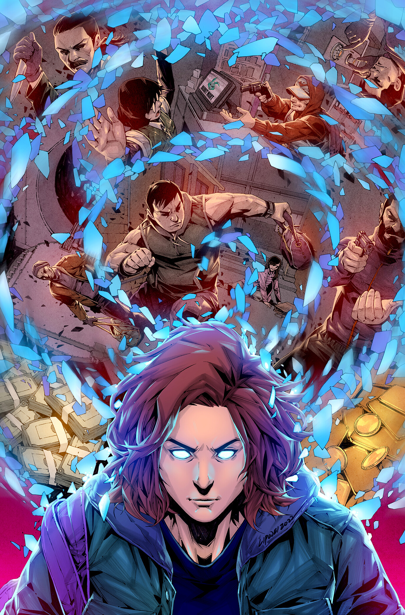 ArtStation - Cover Art: There's Something Wrong with Patrick Todd