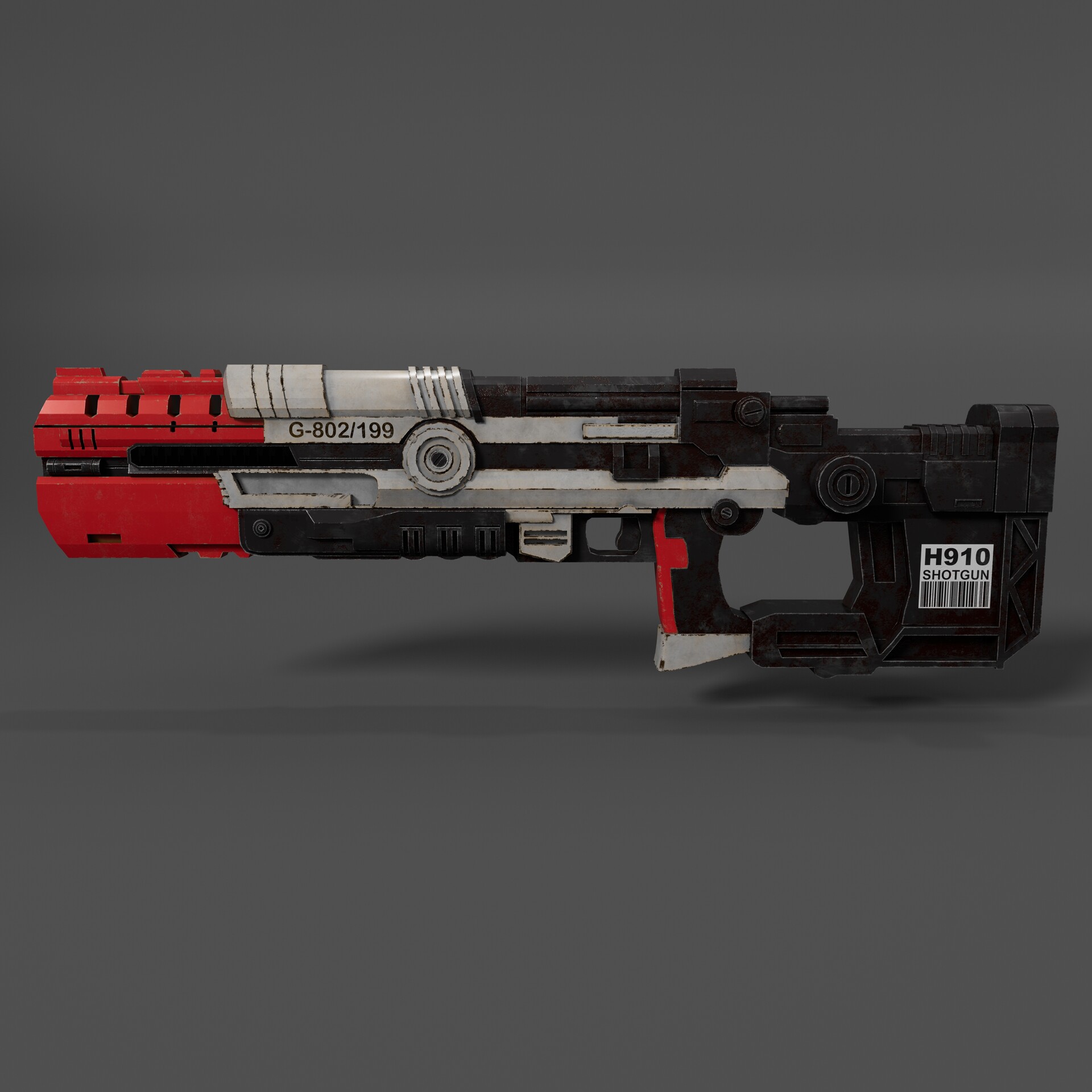 ArtStation - Gaming Si-Fi Shout Gun