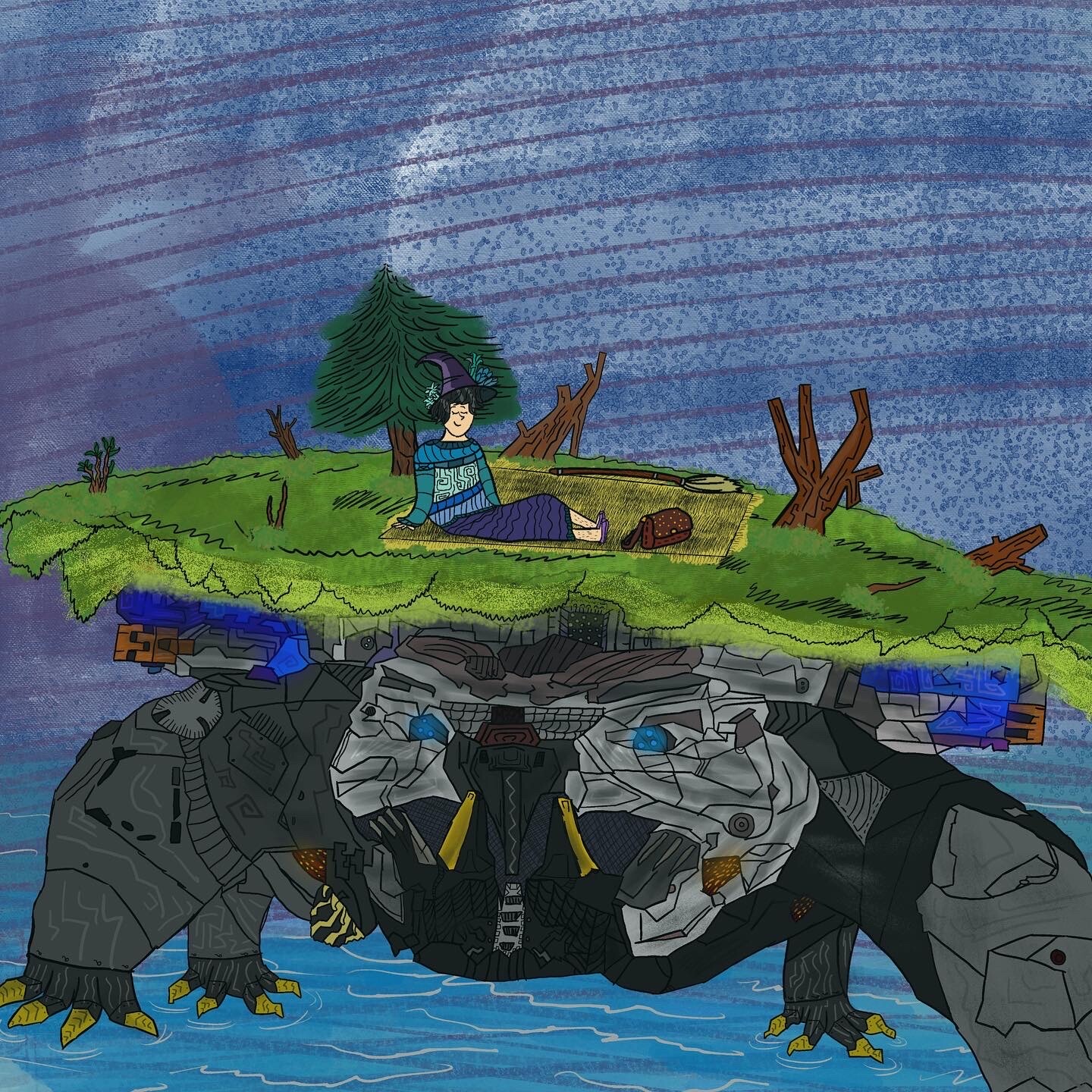 ArtStation - Maquinas e fantasia: Feiticeira e shellsnapper