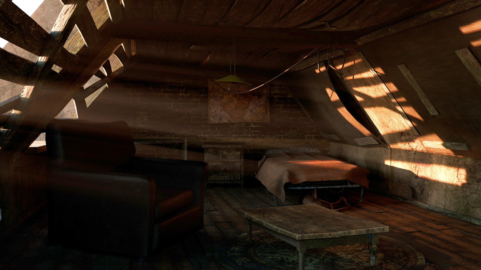 ArtStation - Abandoned Attic
