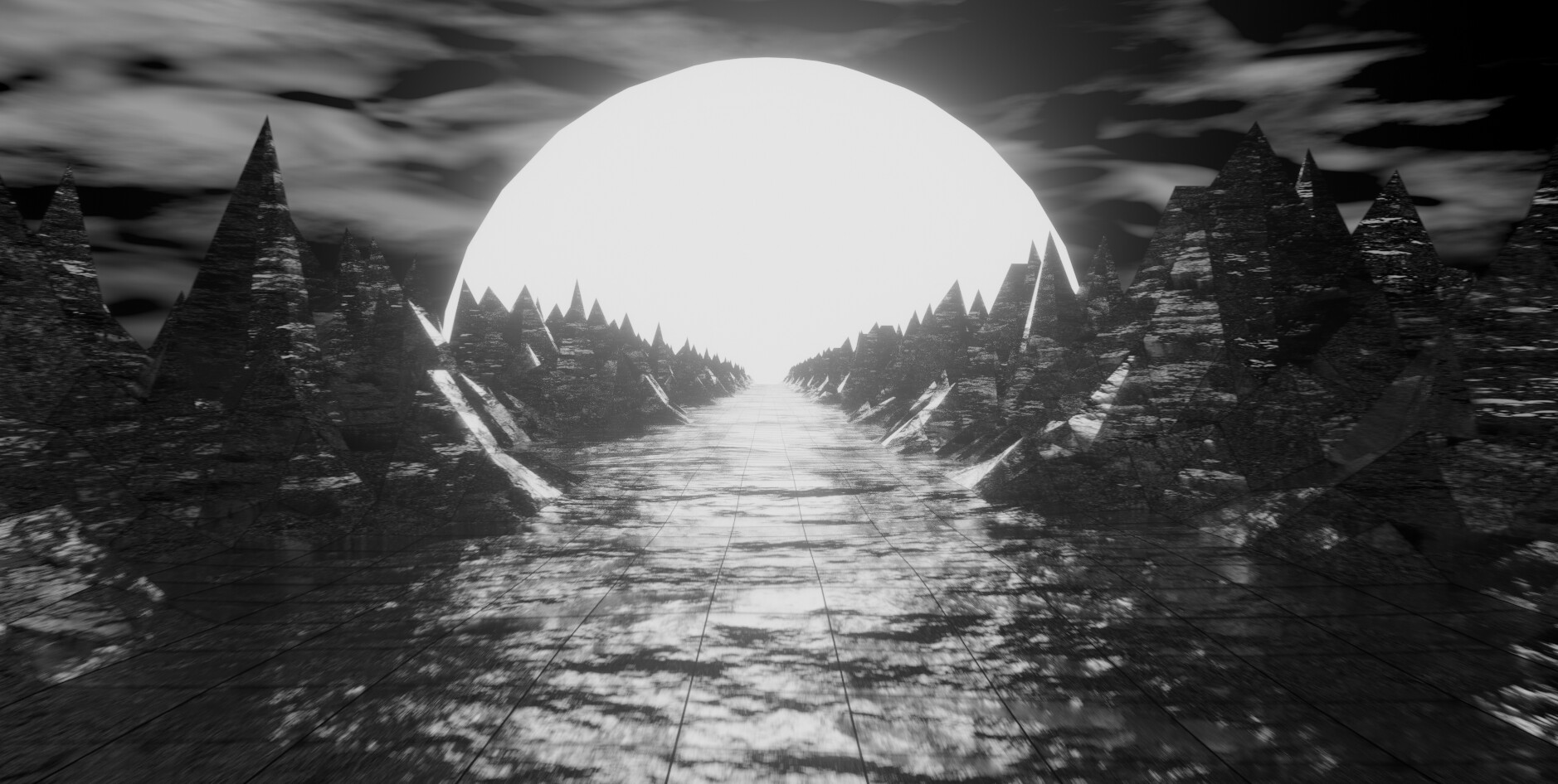 ArtStation - vaporwave B&W
