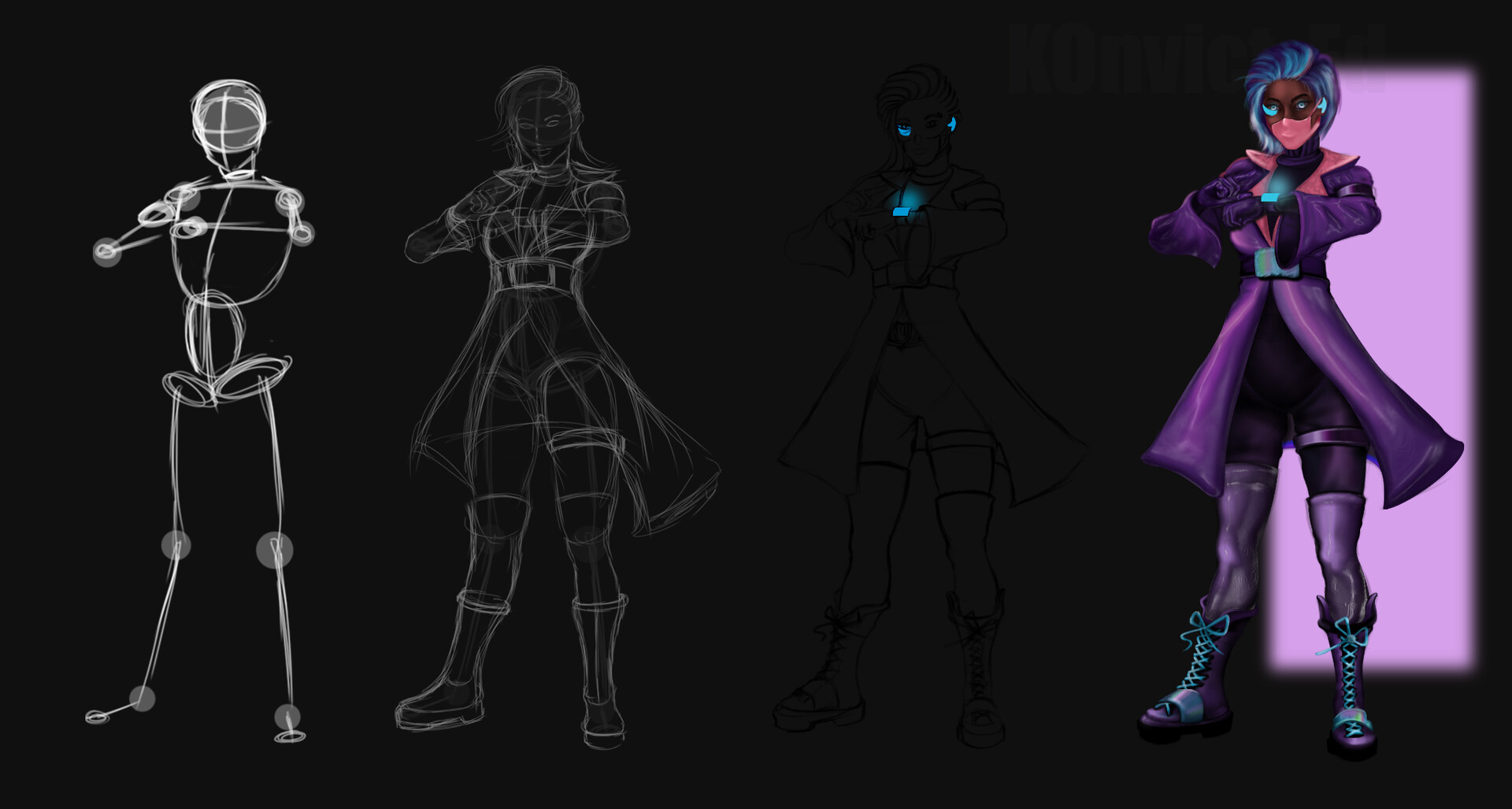 ArtStation - Hacker Gal