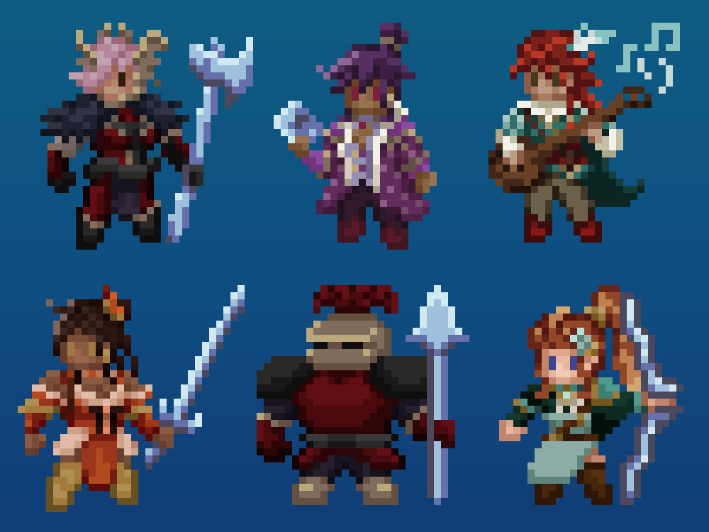 ArtStation - Sword of Atlas: Sprite Work