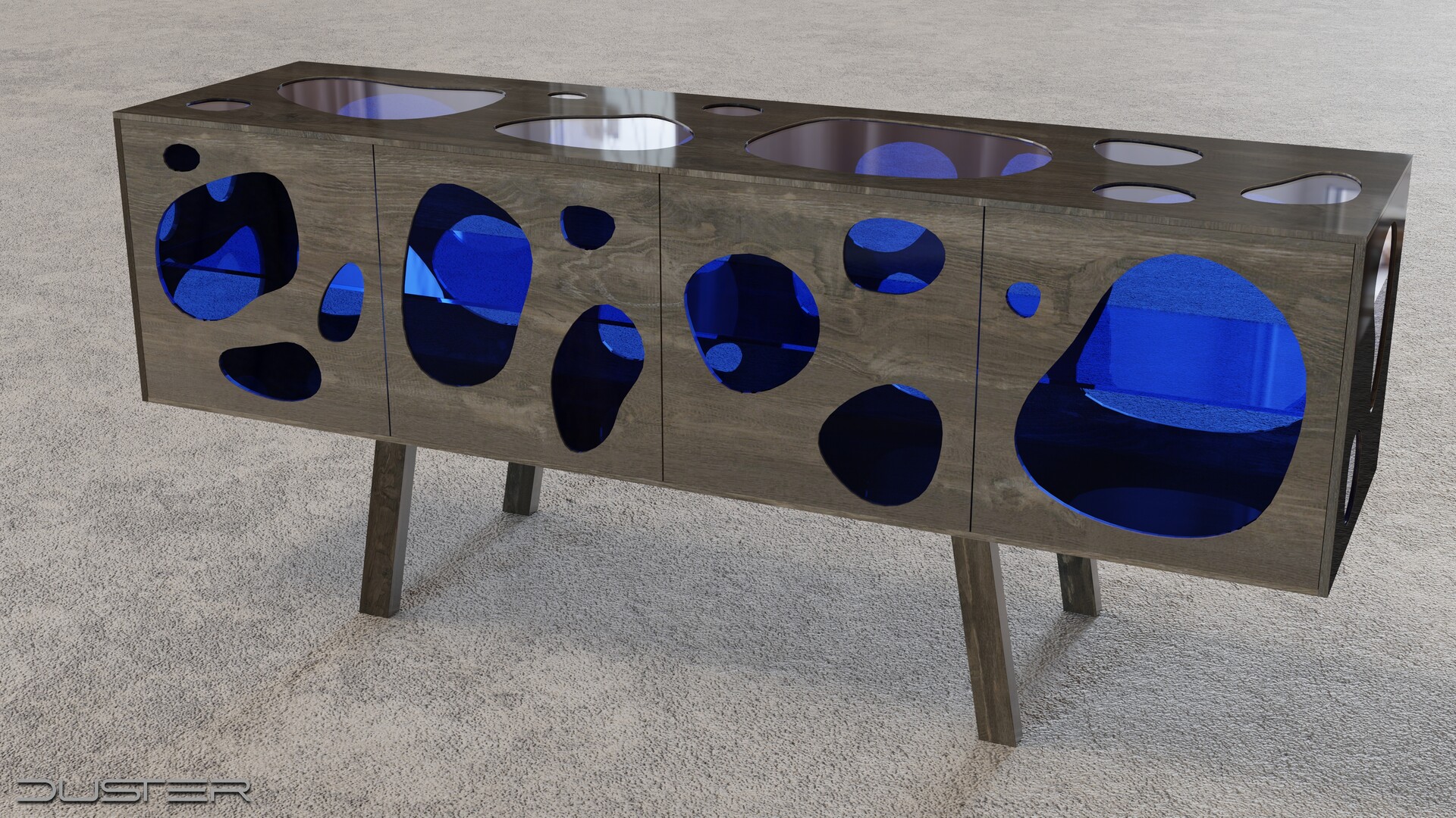 Duster - Aquario cabinet - Blender 3D model