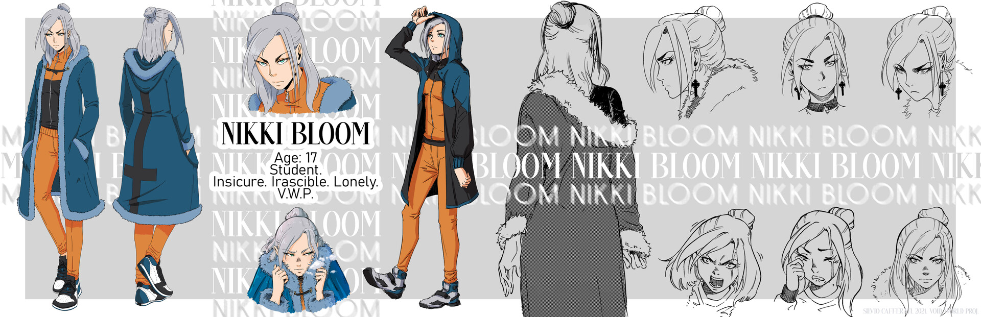 ArtStation - Nikki Bloom. Original Character Design.