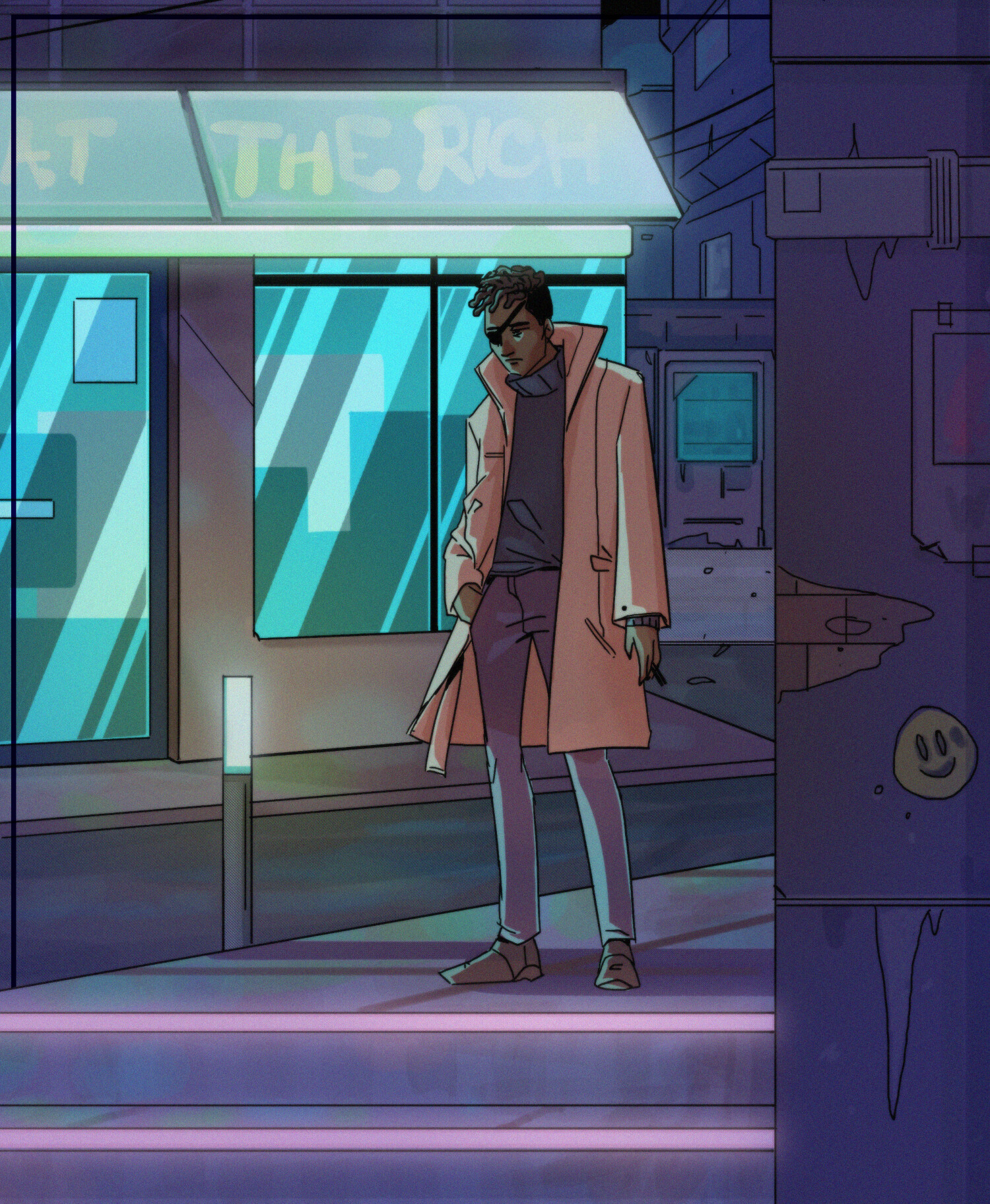 ArtStation - Detective and City Lights