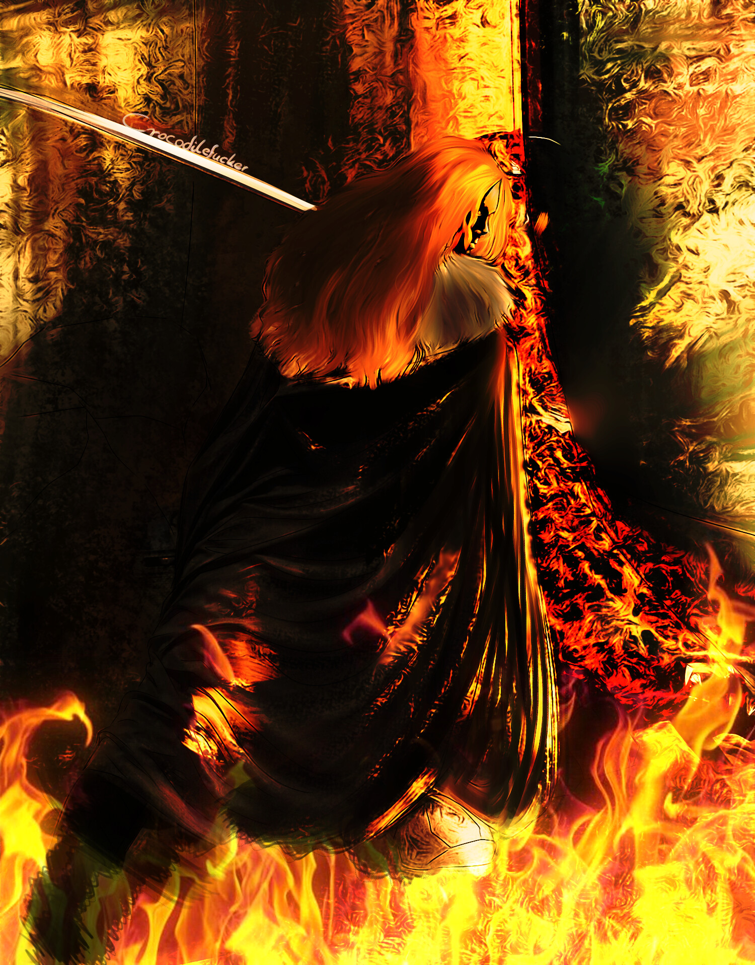 ArtStation - Fire man do a a fire