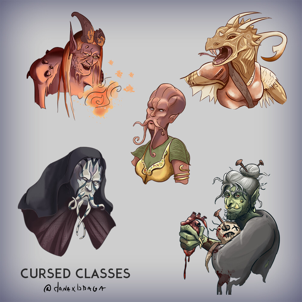Dana Braga - Characters Cursed Classes 2