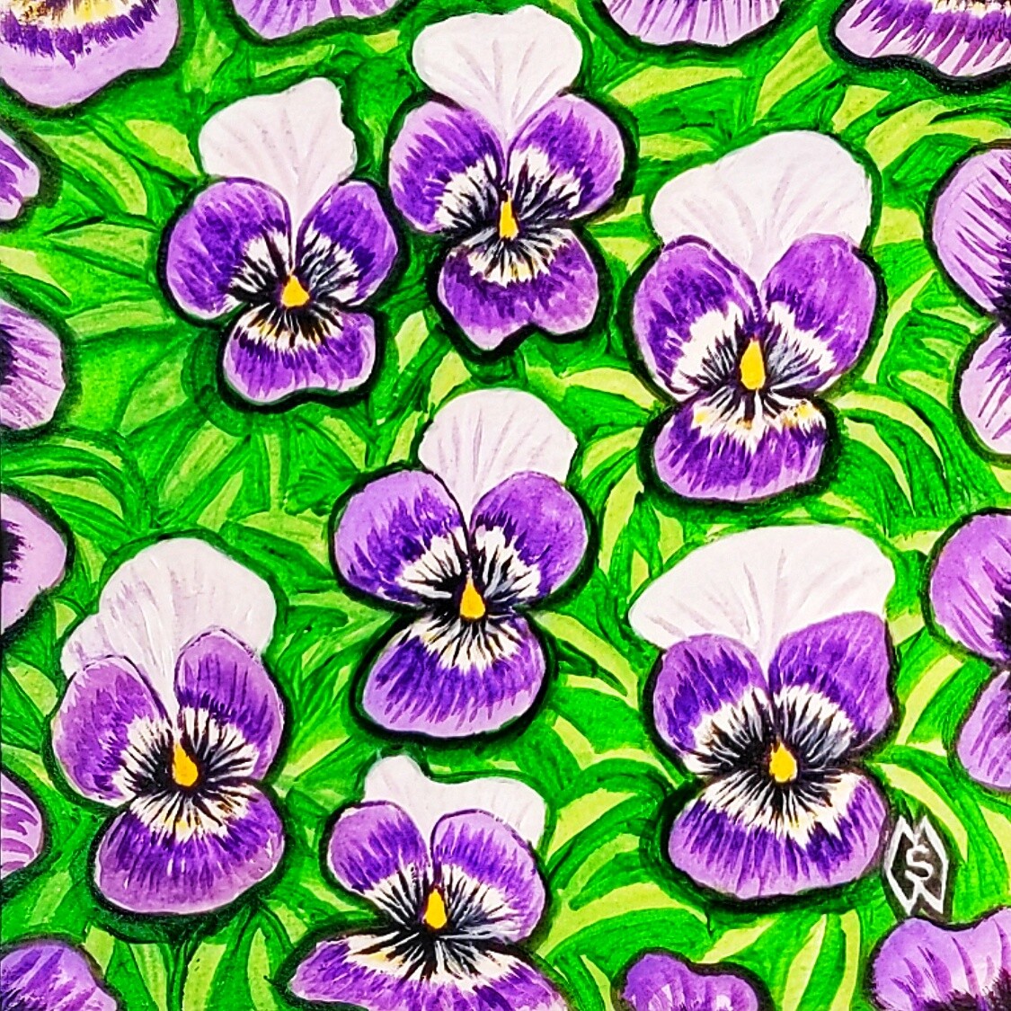 ArtStation - In the violet flowers