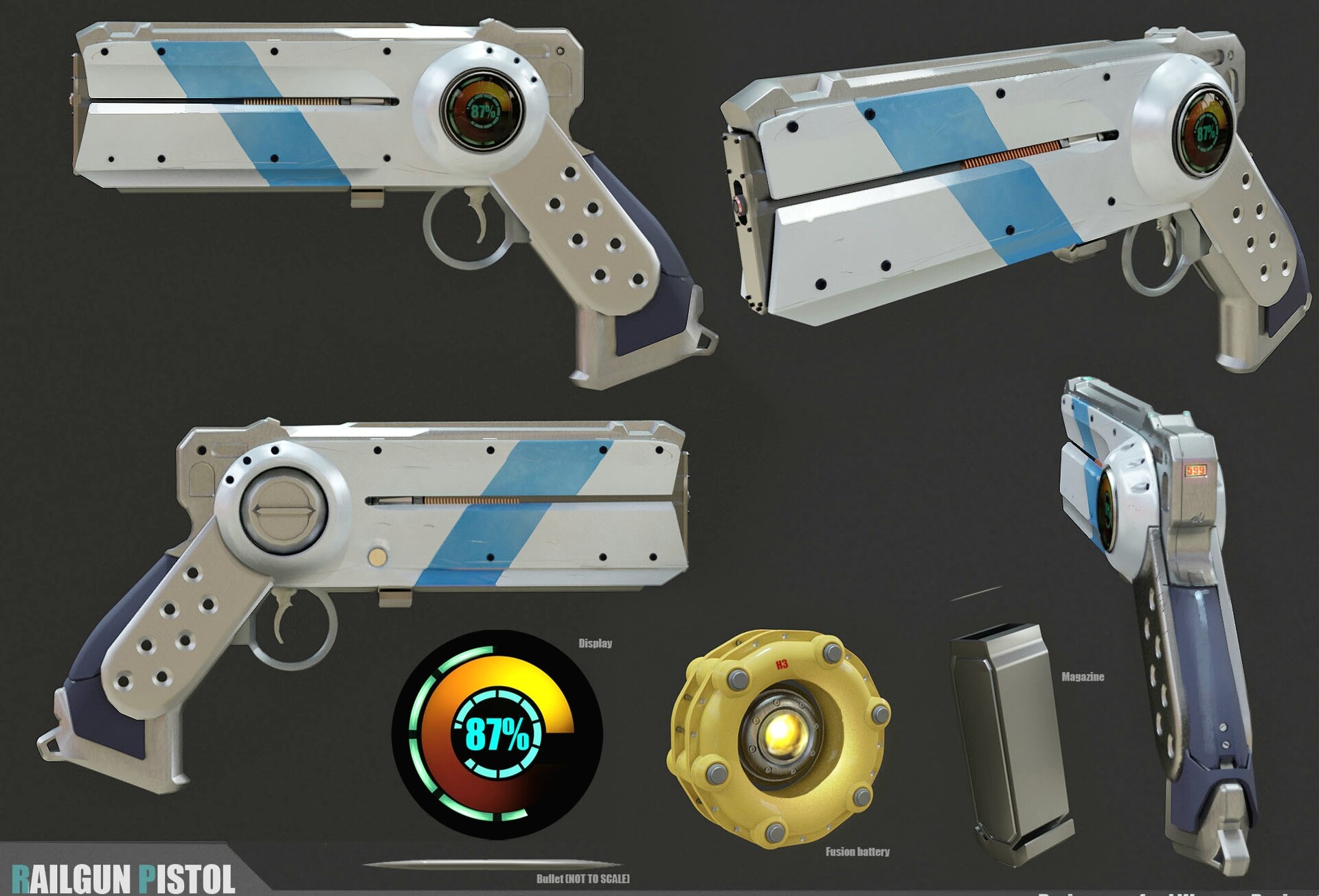 ArtStation - Carter 7 pistol