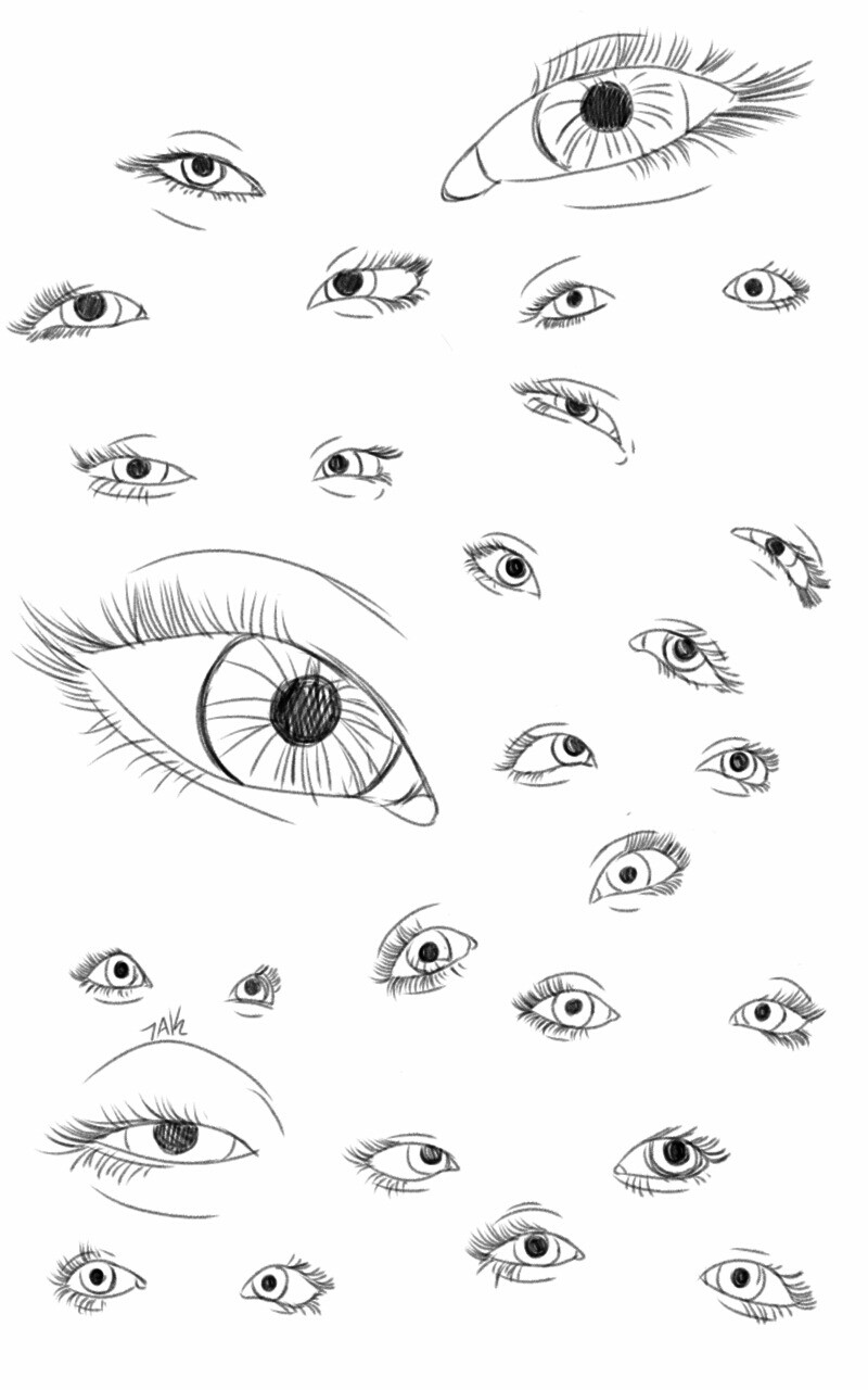ArtStation - Daily Sketch: Lady Eyes