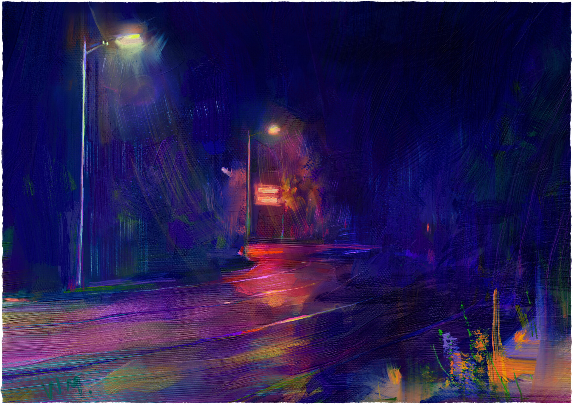 ArtStation - Night Walk