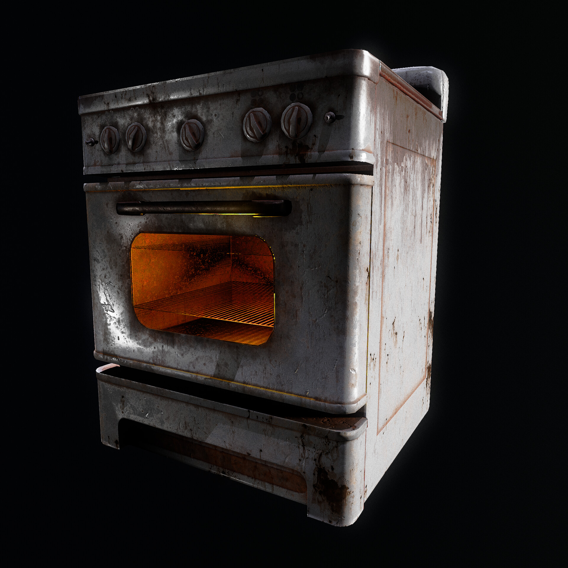 Ayushman Dwivedi - Vintage Old Rusty Oven