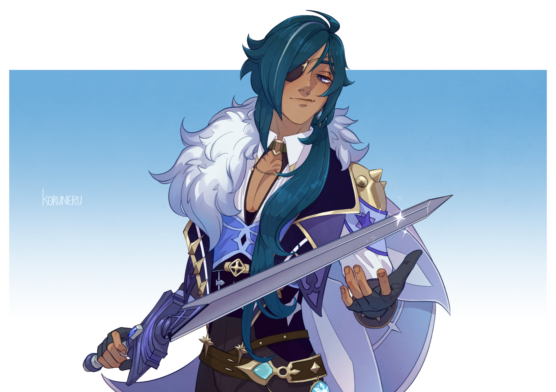 ArtStation - Kaeya: Pavo Ocellus