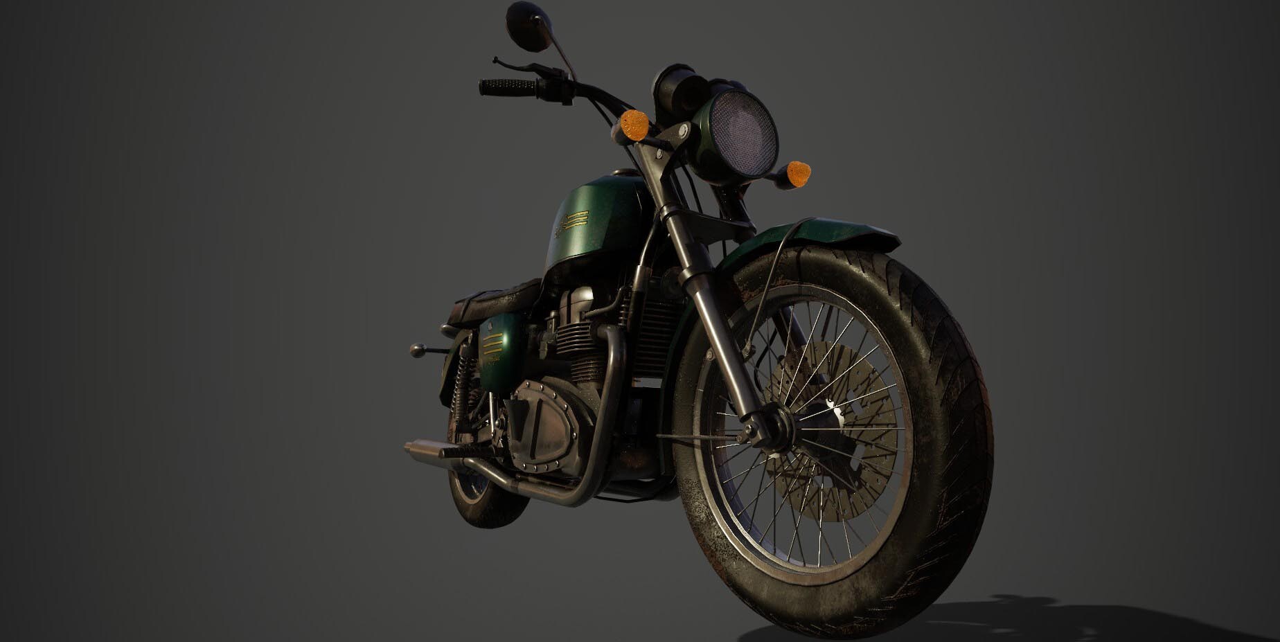 ArtStation - 3D motorcycle