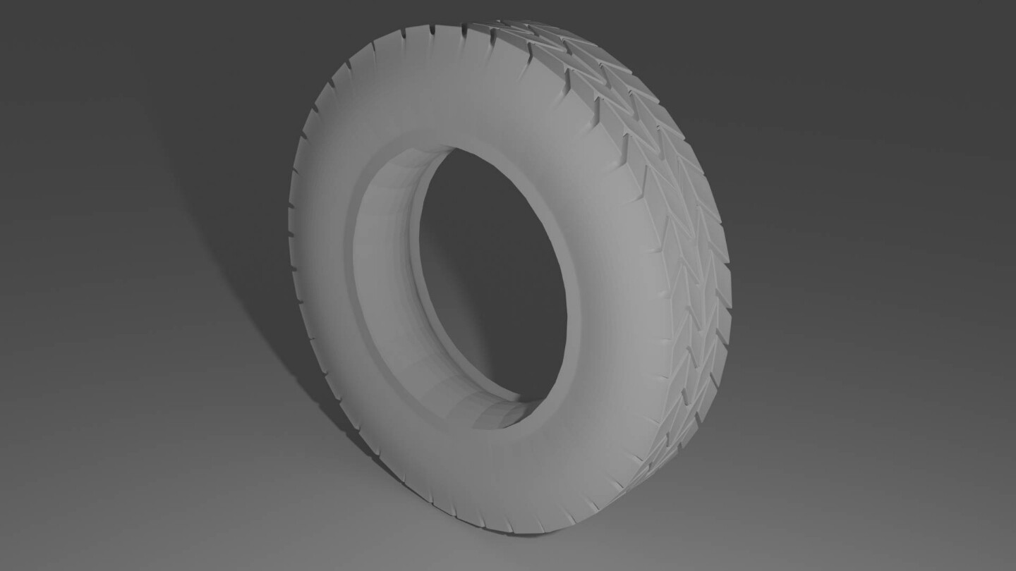 ArtStation - Simple Car Tyre