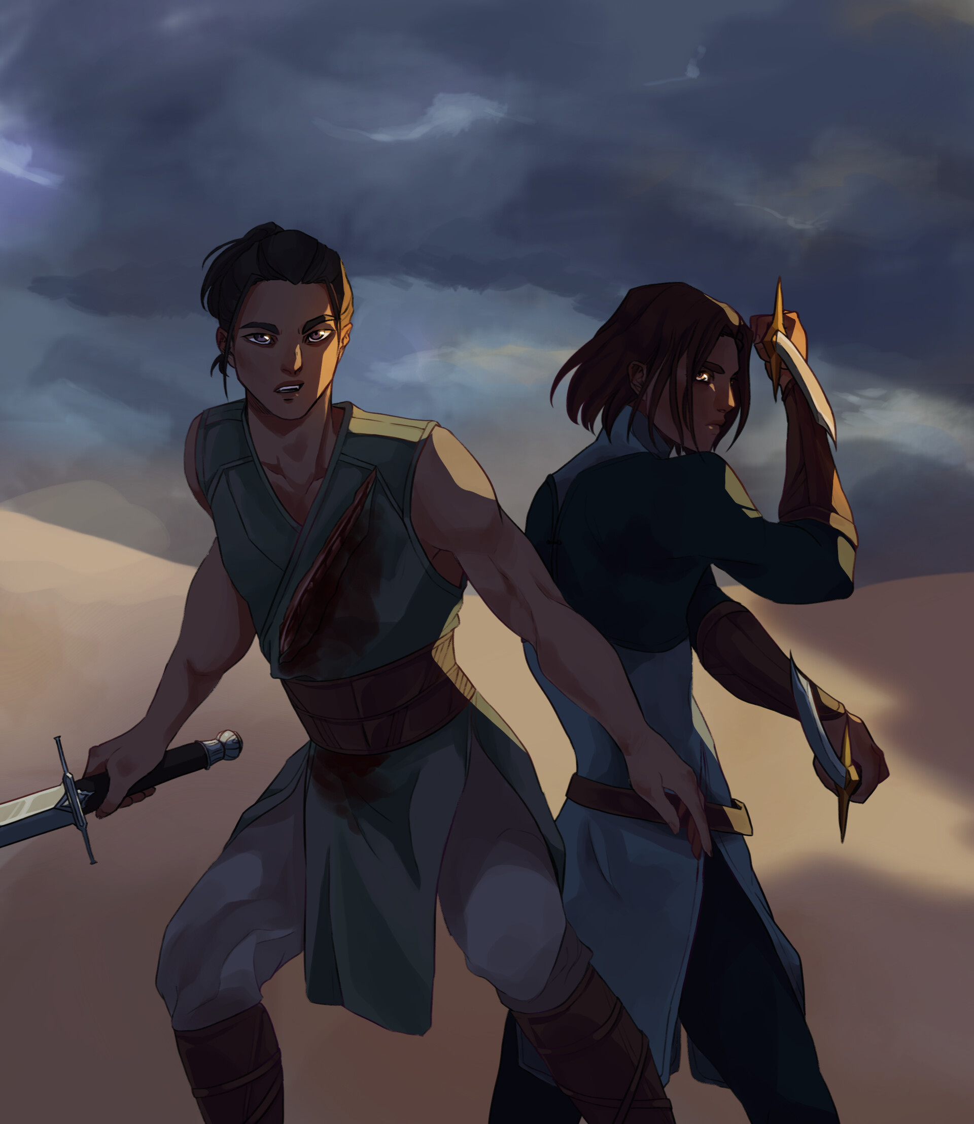 ArtStation - The Kai and the Shadow