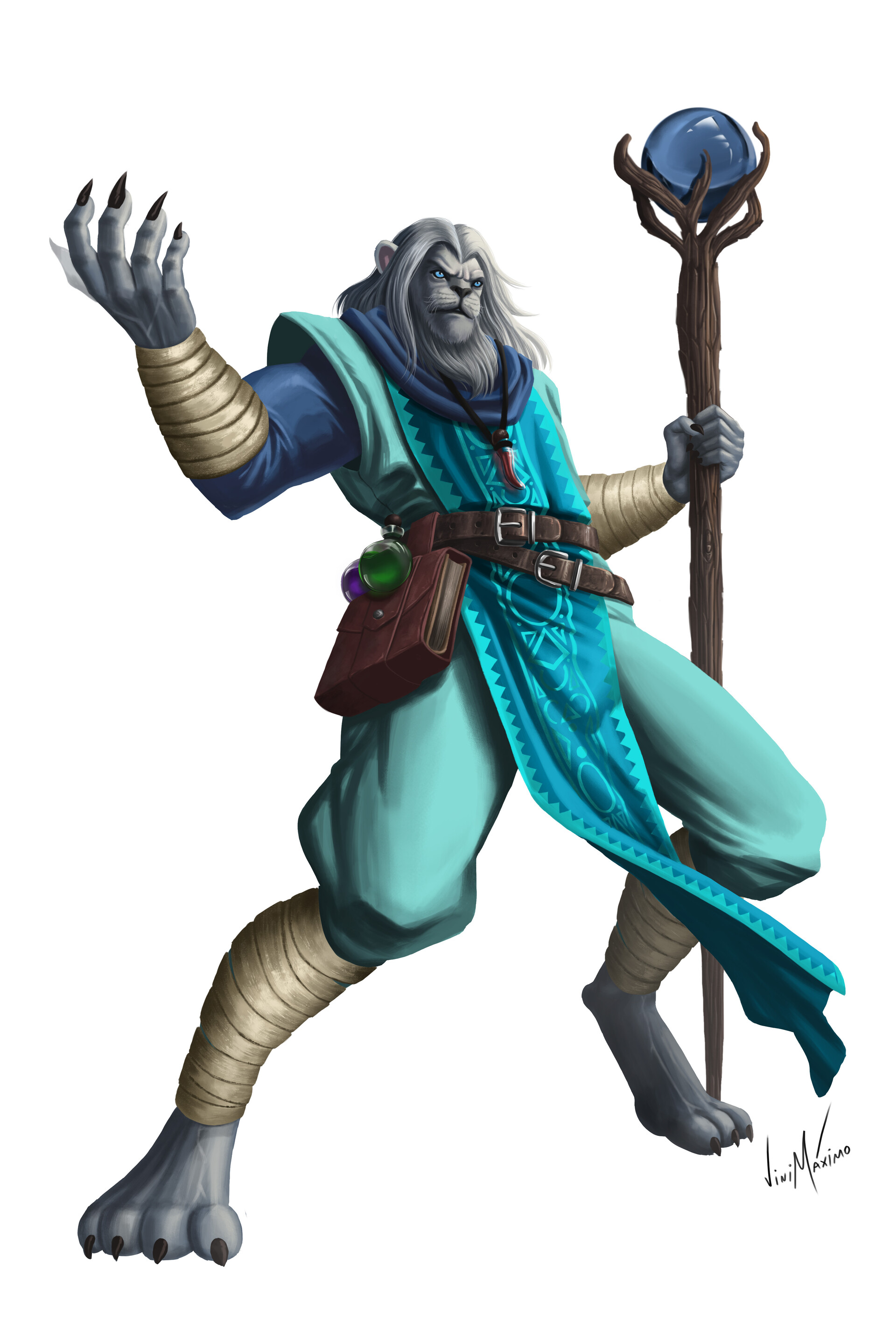 ArtStation - Lion mage