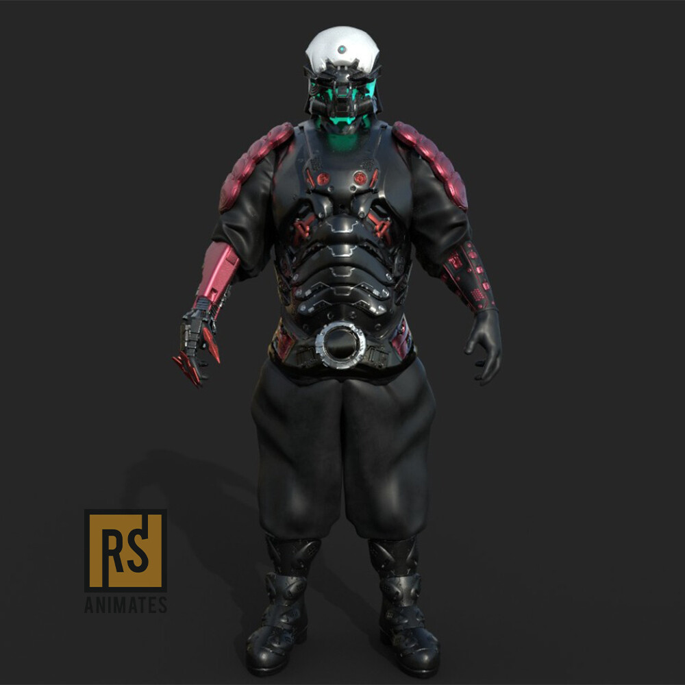 ArtStation - Game Robot Model