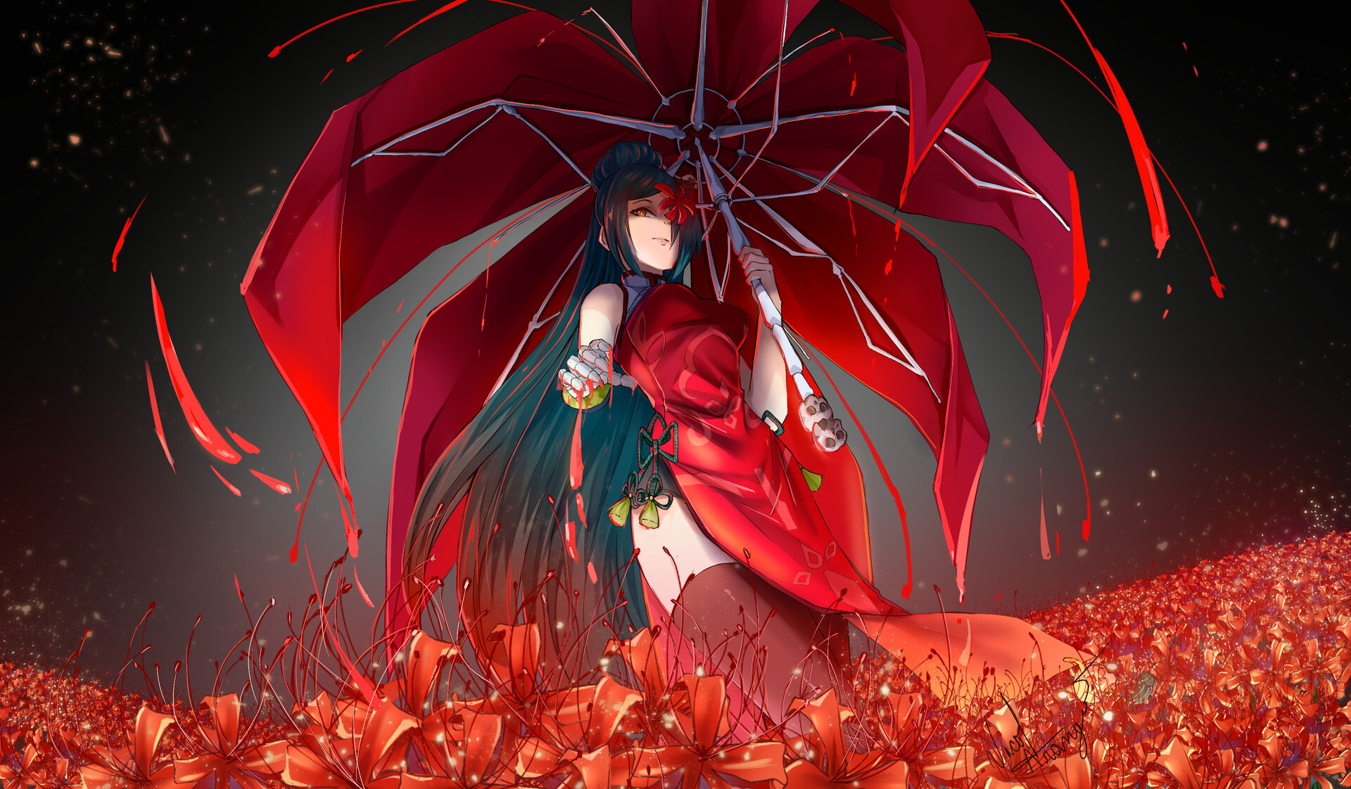ArtStation - [Fanart] Jiang Man, raind of blood