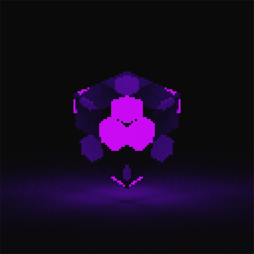 ArtStation - The Glow Cube 2: The Glow Creature (Pixel Art)