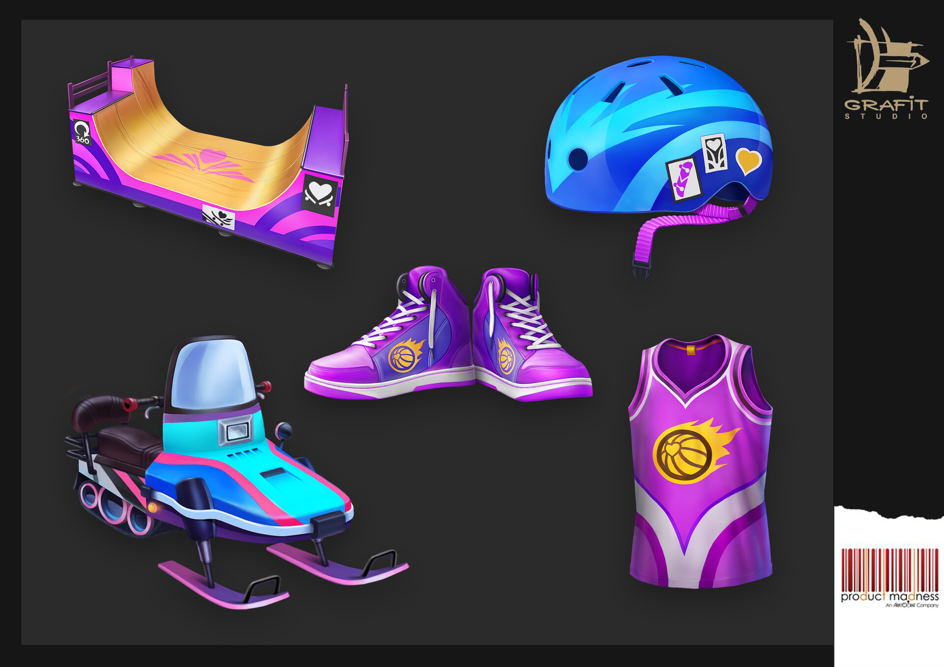 ArtStation - Product Madness sport props