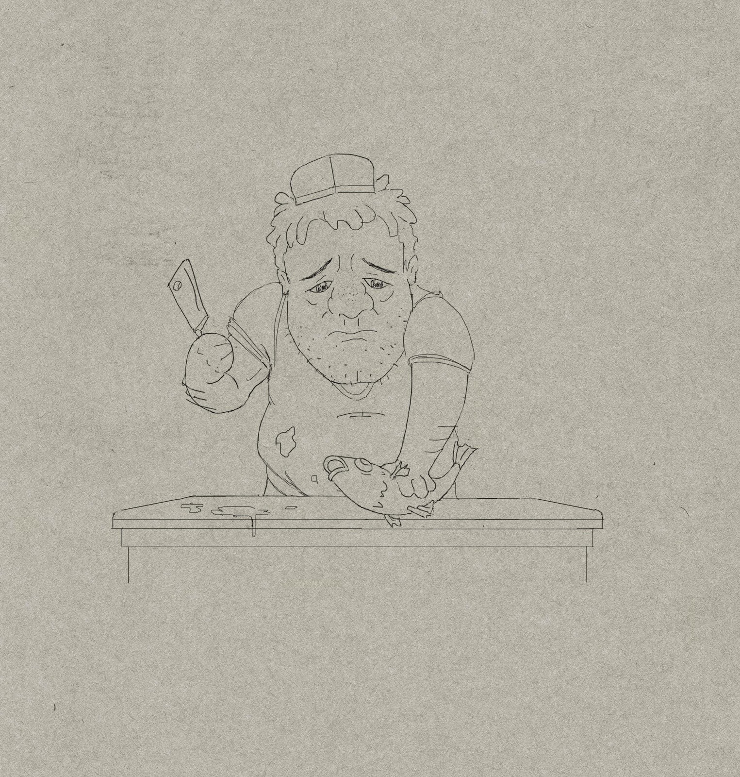 ArtStation - Sad chef