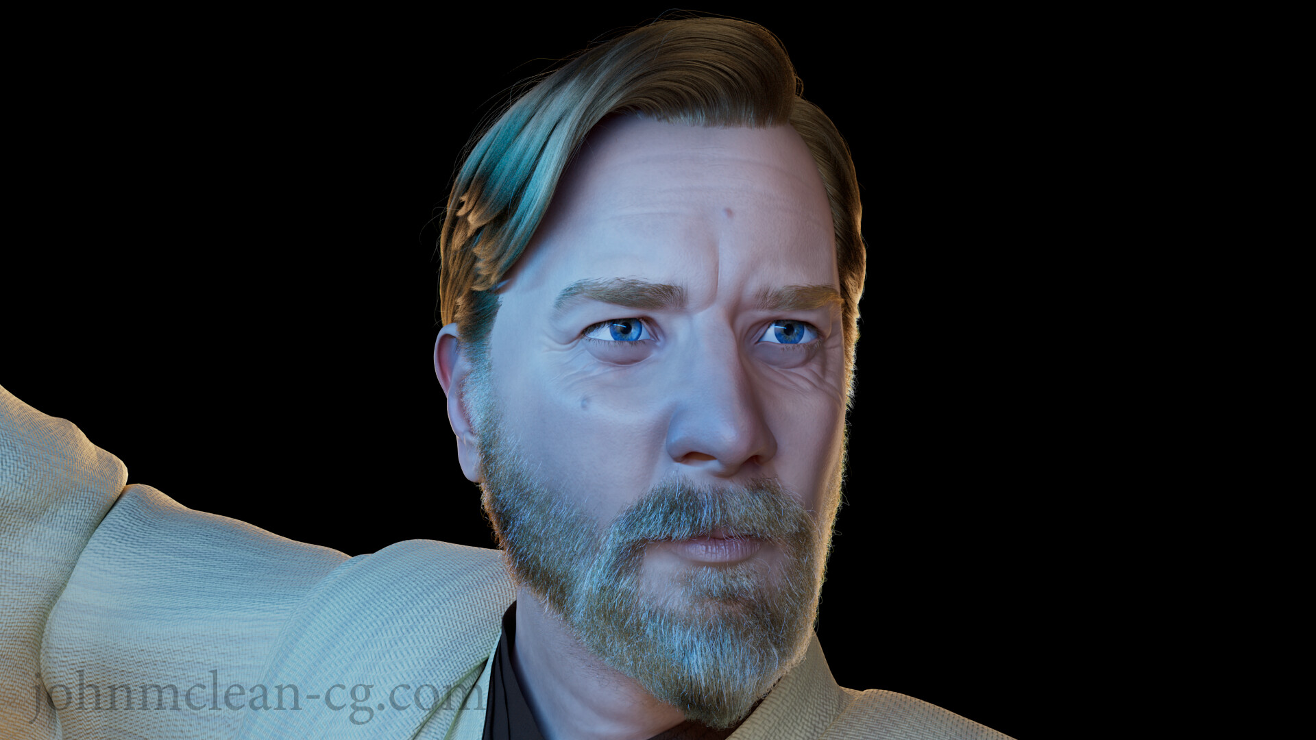 John McLean - Obi-Wan Kenobi 3D Model