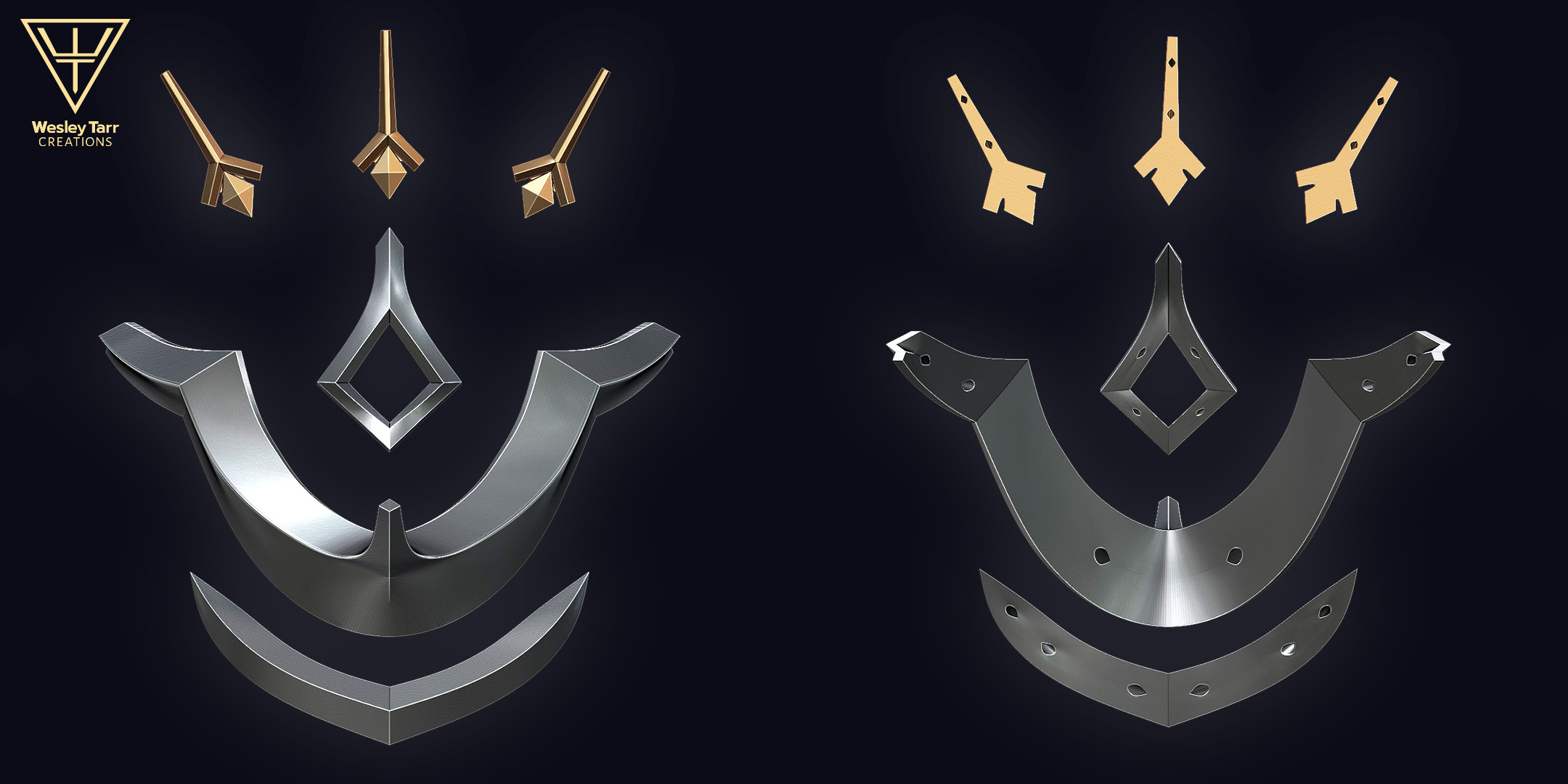 Wesley Tarr Creations - Commission: 3d print models from Dark Rise