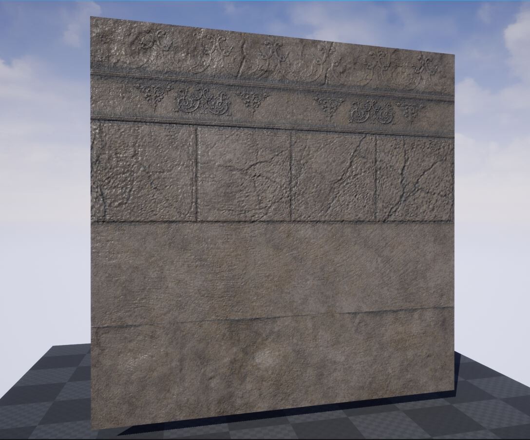 ArtStation - rock wall trimsheet