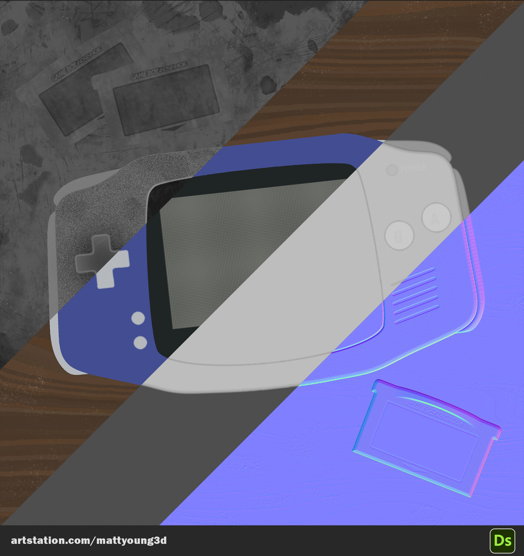 Matt Young - Game Boy Advance - Substance Designer