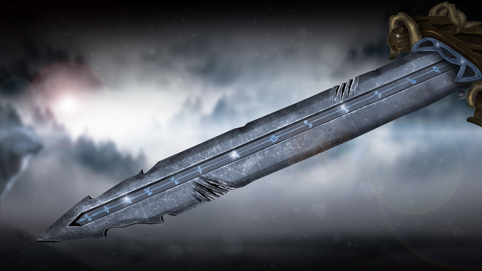 Luis Wever - Sword For Atreus (Loky) GOW inspired prop design