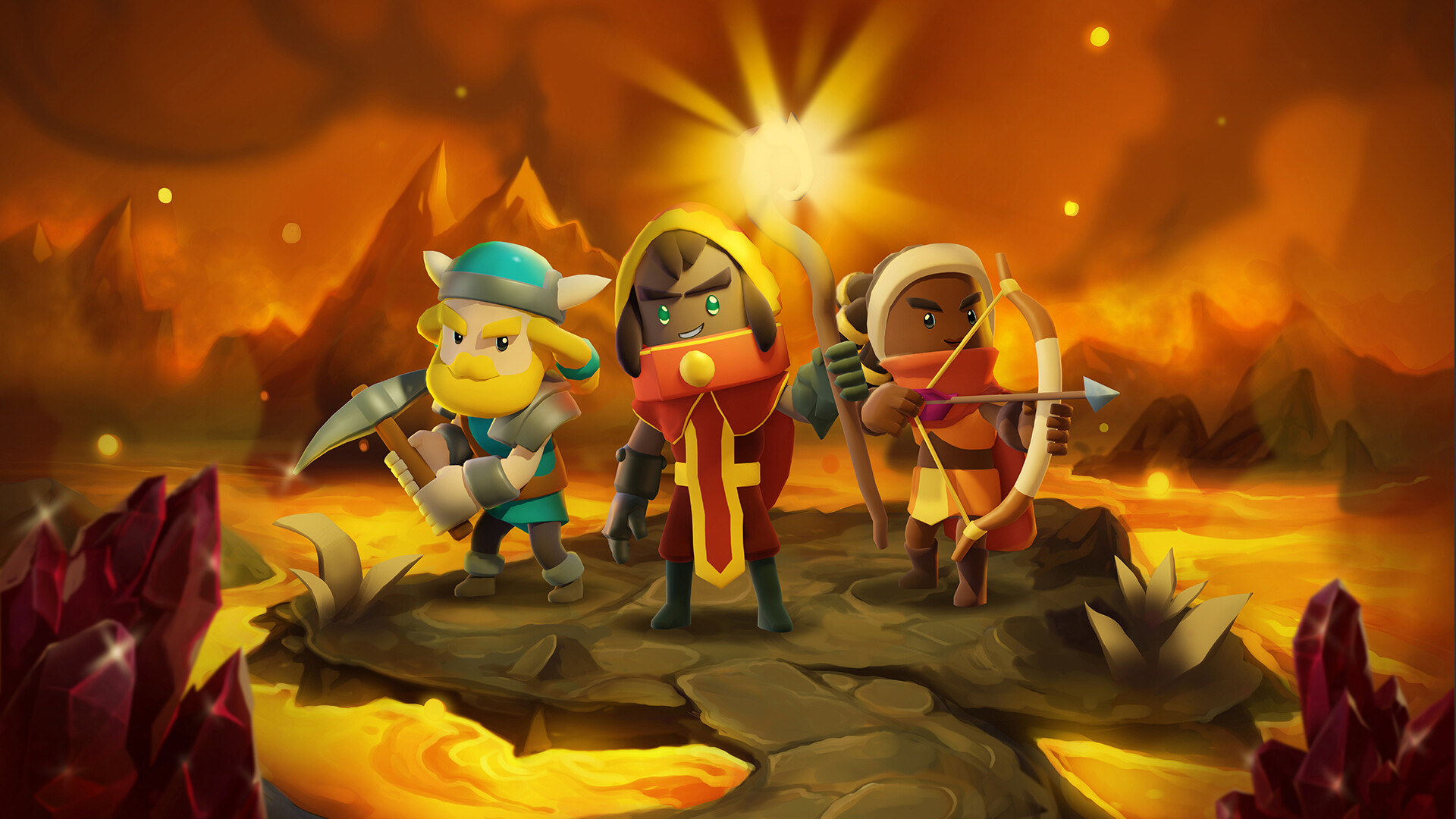 ArtStation - Characters on a Low Poly Quest