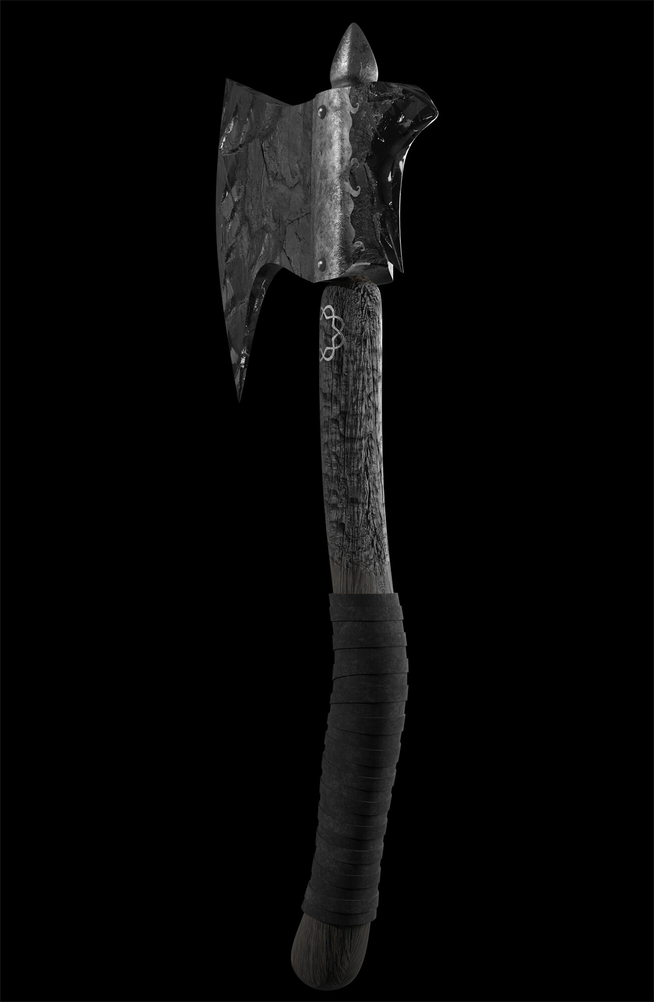Corey Pollack - Obsidian War Axe