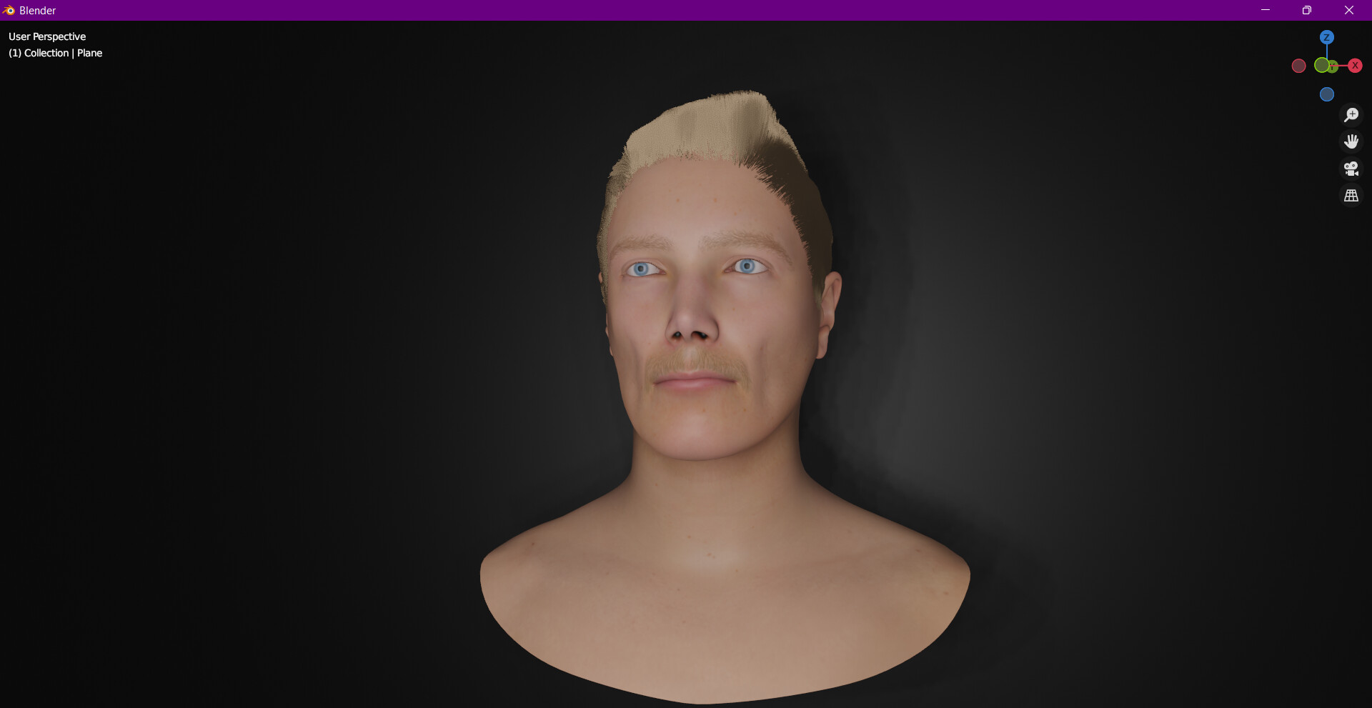 ArtStation - MALE HEAD CHARACTER MODEL