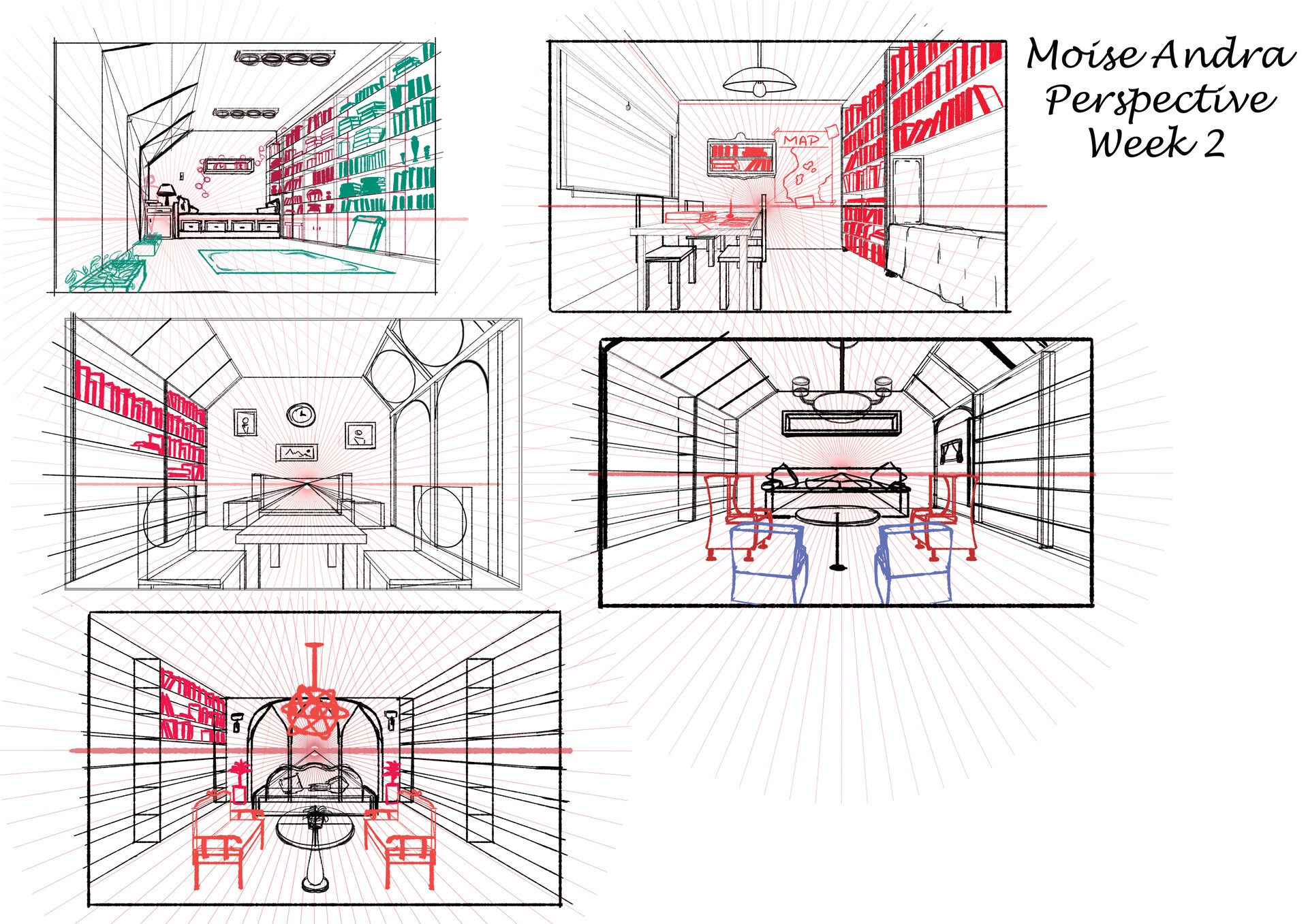 ArtStation - Perspective studies