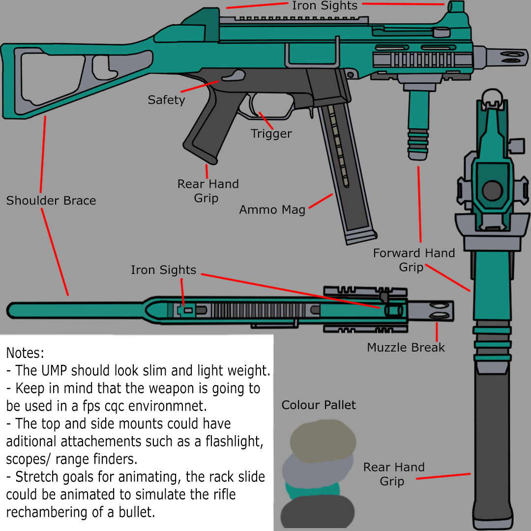Owen Hall - Low Poly UMP