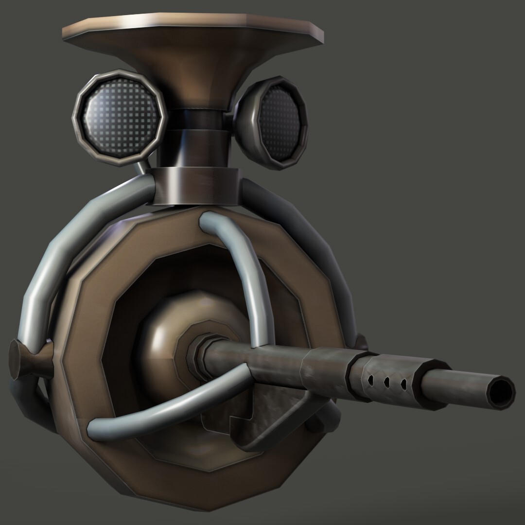 Owen Hall - Low Poly Turret