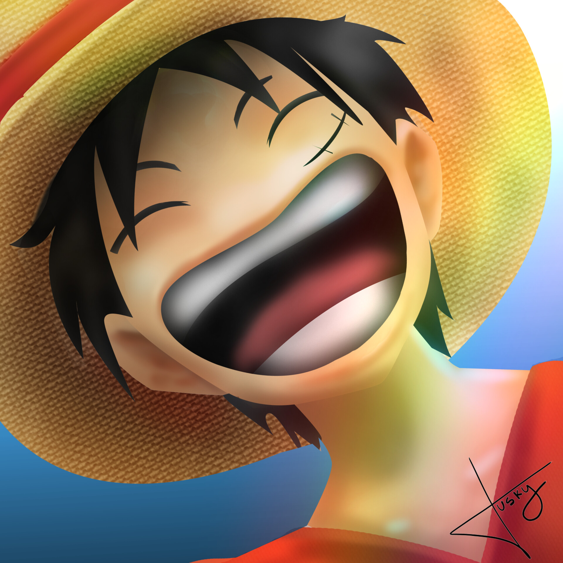 ArtStation - Luffy UwU